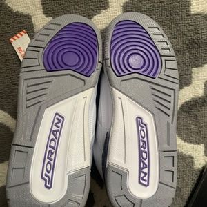 Nike air Jordan’s | Shoes | Air Jordan Retro 3 Gs Purple And Black ...